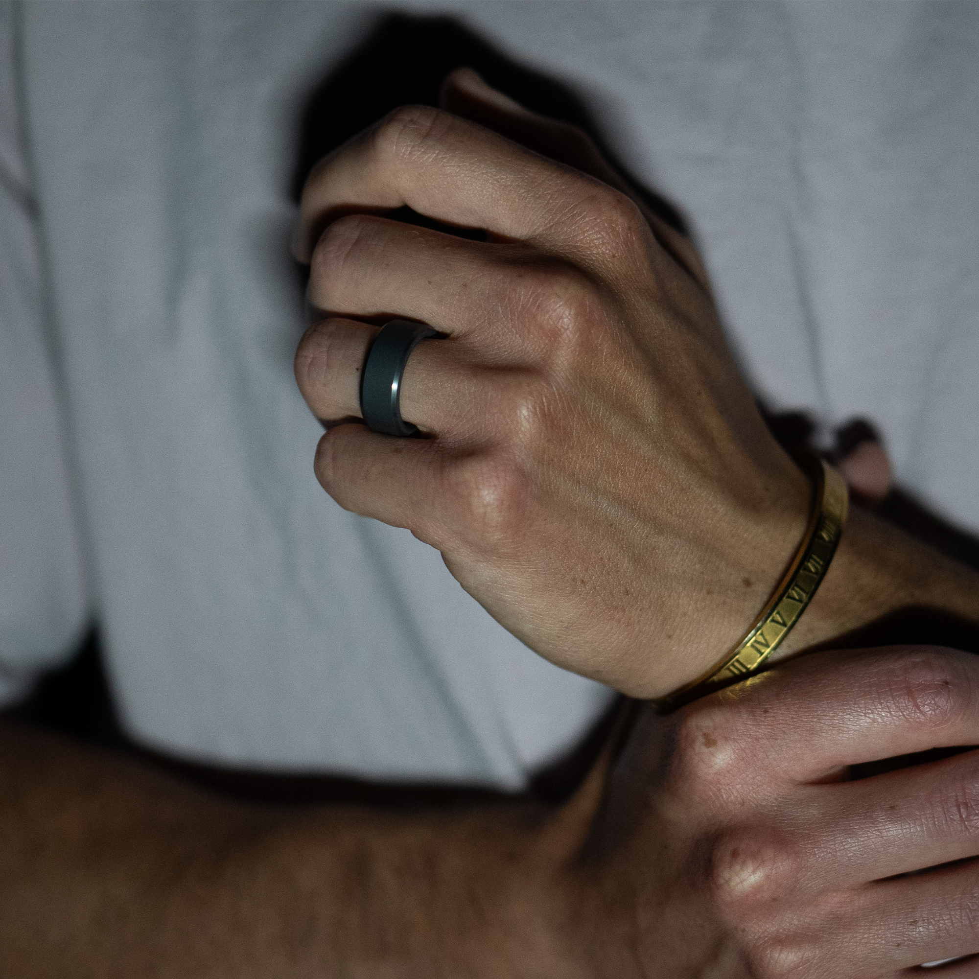 Elysium Ares 8mm Ring | Solid Elysium Black Diamond Ring