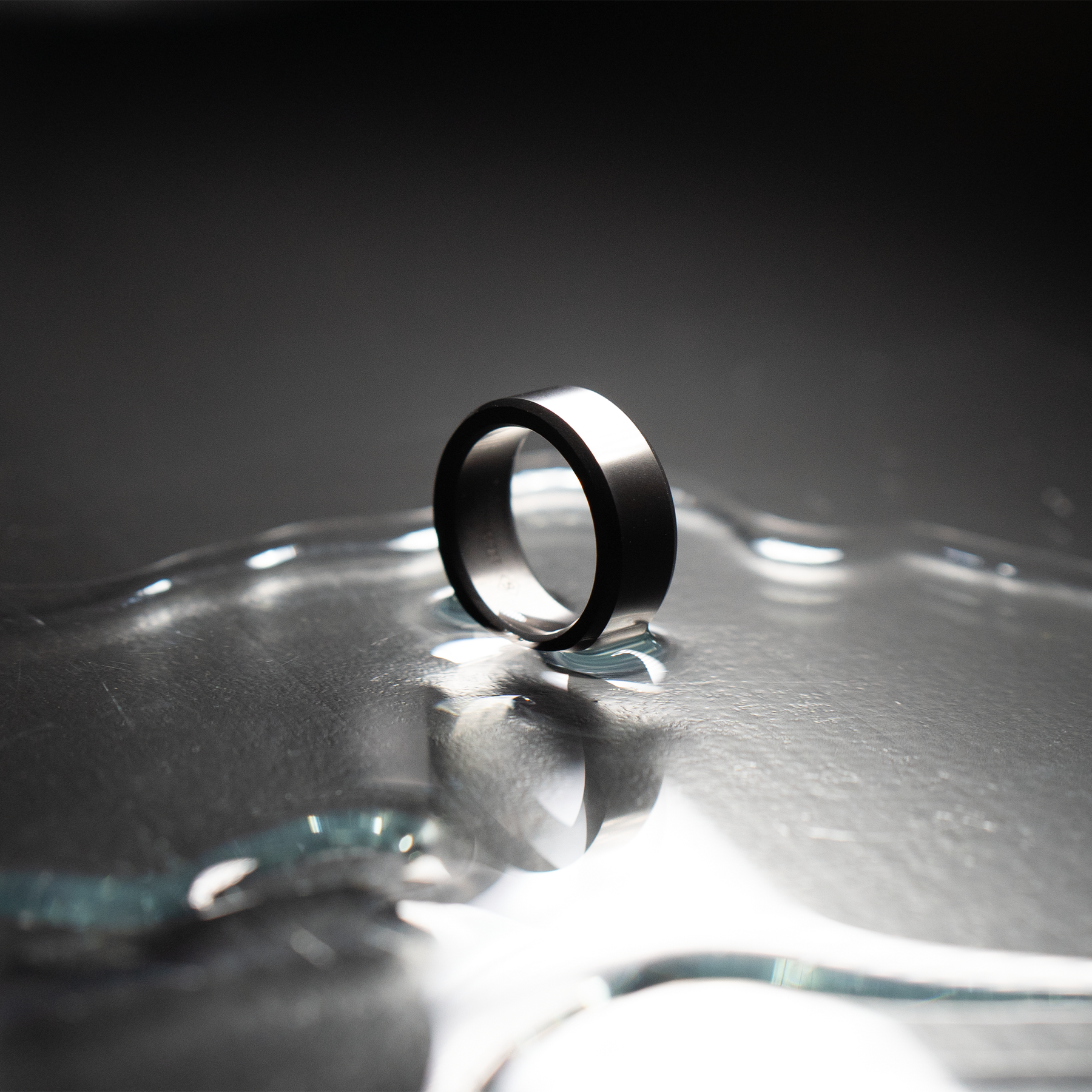 Elysium Ares 8mm Ring | Solid Elysium Black Diamond Ring