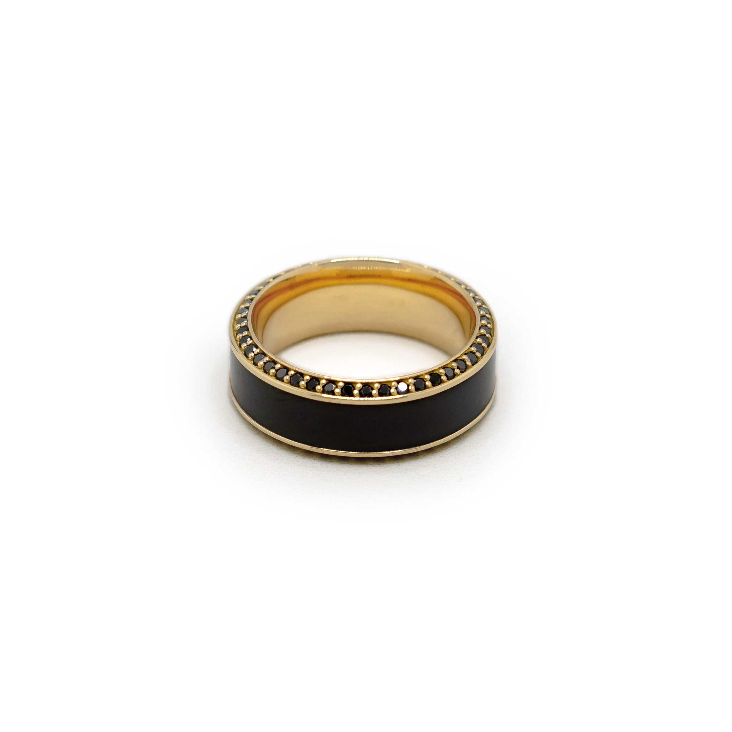 Elysium Helios | Black Diamond Men's Elysium Ring - Black Diamond Insets