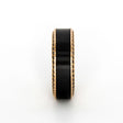 Elysium Helios | Men's Rose Gold & Black Diamonds Ring
